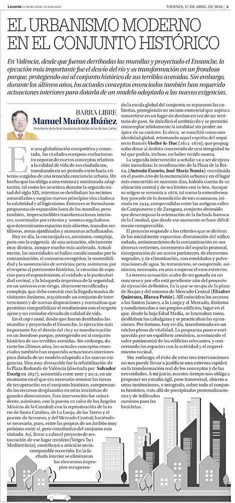 EL URBANISMO MODERNO EN EL CONJUNTO HISTÓRICO - REAL ACADEMIA DE BELLAS ...